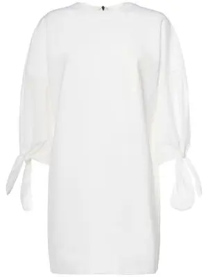 Max Mara MAX MARA Cotton Poplin Mini Dress - White
