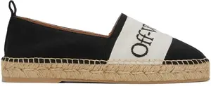 Off-White Bookish Linen Espadrilles