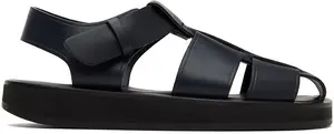 THE ROW Fisherman Flat Sandal Icy Blue