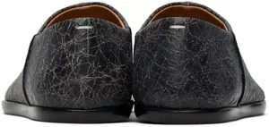 MAISON MARGIELA Black Tabi Babouches Loafers