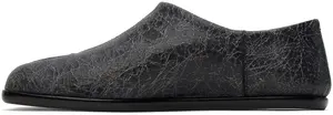 MAISON MARGIELA Black Tabi Babouches Loafers
