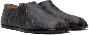 MAISON MARGIELA Black Tabi Babouches Loafers