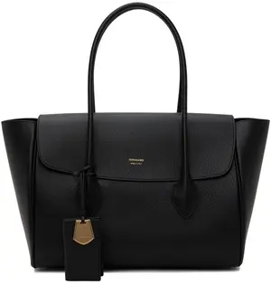FERRAGAMO Large Grained Calfskin Tote