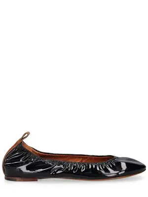 LANVIN LANVIN 5mm Patent Leather Ballerinas - Black