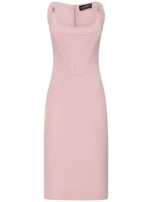 Versace VERSACE Sleeveless Bustier Mini Dress - Pink