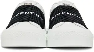 Givenchy White & Black City Court Slip-on Sneaker
