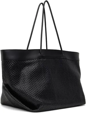 Moschino Calfskin Braided Tote