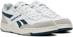 REEBOK White & Navy Bb 4000 Ii Sneakers