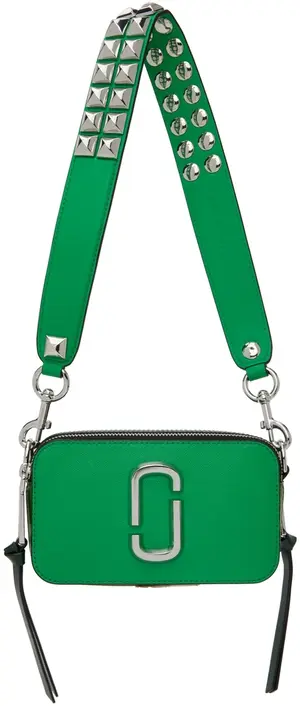 Marc Jacobs Marc Jacobs 'The Studded Snapshot' Bag 361 Fern Green Multi