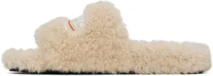 Balenciaga Fleece Slides