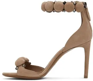 Alaïa Suede Bombe Sandals
