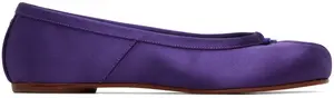 MAISON MARGIELA Maison Margiela Purple Tabi Ballerina Flats T5157 Grape