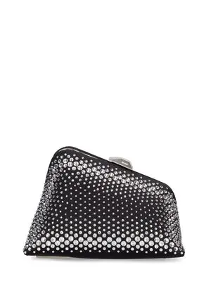 Attico THE ATTICO Crystal Clutch - Black,crystals