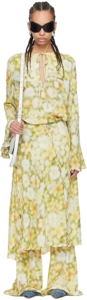 Acne Studios Wrap Midi Dress