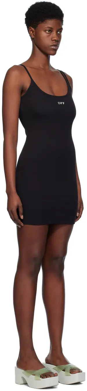 Off-White Off Stamp Basic Minidress