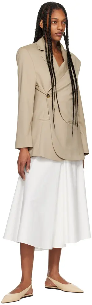 RÓHE Strap Midi Dress