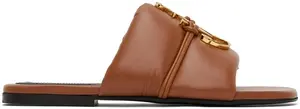 JW Anderson Tan Anchor Slides
