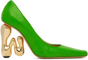 JW Anderson Cracked Calfskin Bubble Heels