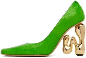 JW Anderson Cracked Calfskin Bubble Heels