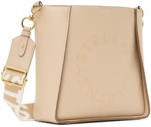 Stella McCartney Logo Studded Shoulder Bag