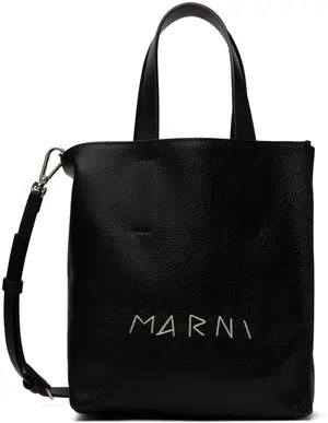 Marni Black Museo Soft Mini Tote