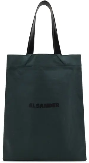 JIL SANDER Blue Medium Book Tote