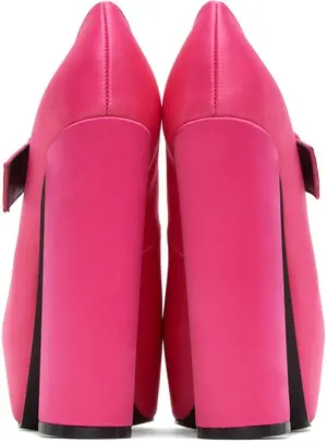 Versace Pink Hurley Platform Heels