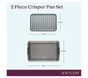 ANOLON Advanced Bakeware Nonstick Sheet Pan And Crisper Set