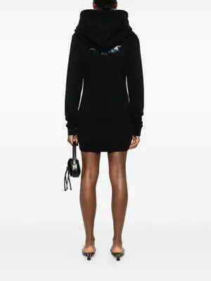 ABRA Graphic-print Hoodie Mini Dress