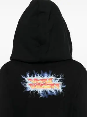 ABRA Graphic-print Hoodie Mini Dress