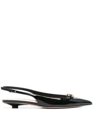 Valentino Garavani Vlogo Ballerina - Black