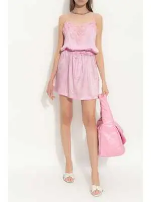 Balenciaga Monogram-jacquard Slip Dress