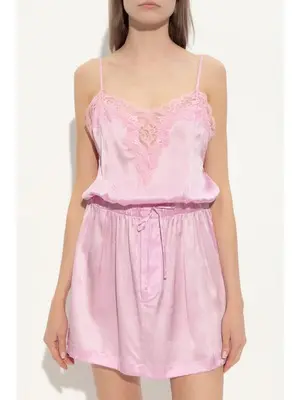 Balenciaga Monogram-jacquard Slip Dress