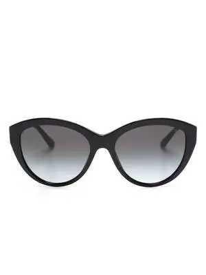 JIMMY CHOO Round Frame Sunglasses - Black