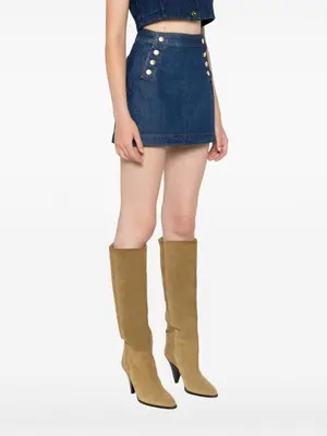 FRAME Sailor Denim Mini Skirt