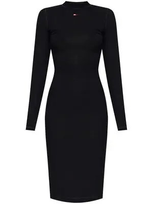 DIESEL® D-mokky-ls-microdiv Midi Dress