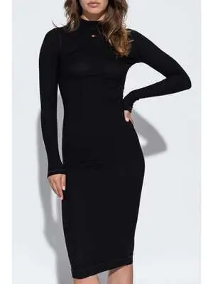 DIESEL® D-mokky-ls-microdiv Midi Dress