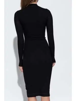 DIESEL® D-mokky-ls-microdiv Midi Dress