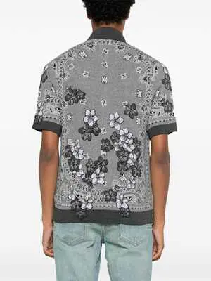 Amiri Floral-jacquard Knitted Shirt