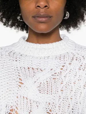 Ermanno Scervino Lace-detail Jumper