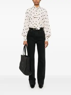 Zimmermann Batwing Polka Dot-print Shirt