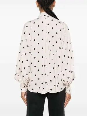 Zimmermann Batwing Polka Dot-print Shirt