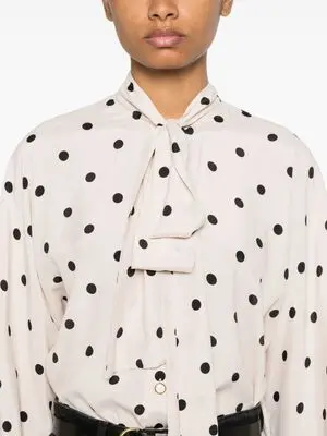 Zimmermann Batwing Polka Dot-print Shirt