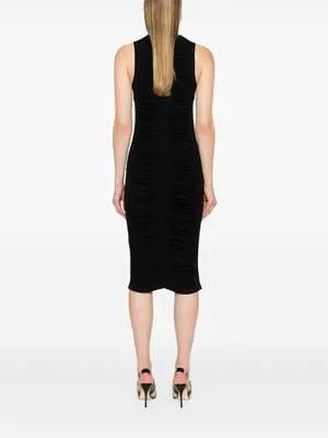 ANDREĀDAMO Xray Ribbed-knit Midi Dress