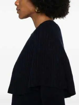 Chloé Cape-attachment Ribbed Jumper