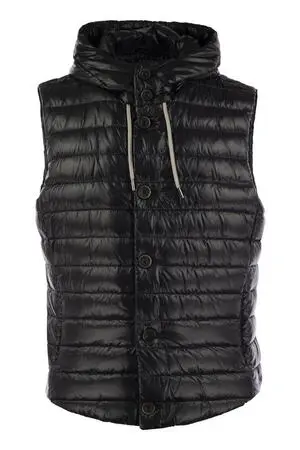 Herno Sleeveless Down Jacket - Black