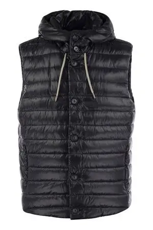 Herno Sleeveless Down Jacket - Night Blue