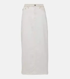 Ag Denim Midi Skirt