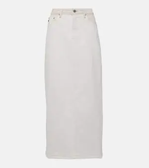 Ag Denim Midi Skirt