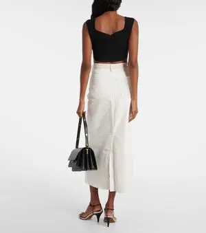 Ag Denim Midi Skirt